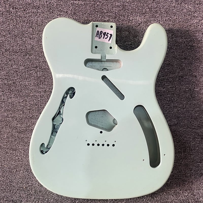Telecaster Tele Style Guitar Light Green Body DIY Project | Reverb