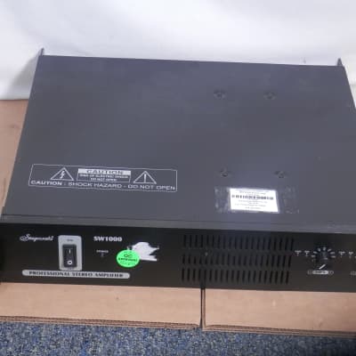 Used Stageworks SW1000 Professional Stereo Power Amplifier | Reverb