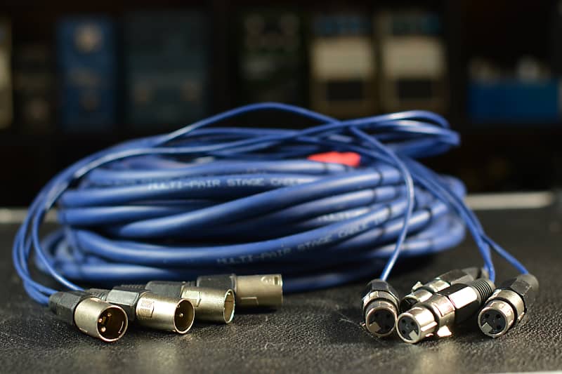 Custom 4 Way XLR Cable Loom 15M 50ft Male to Female | Reverb
