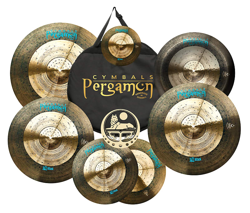 Pergamon Cymbals Jazz Attack Multi Cymbal Pack Box Set | Reverb