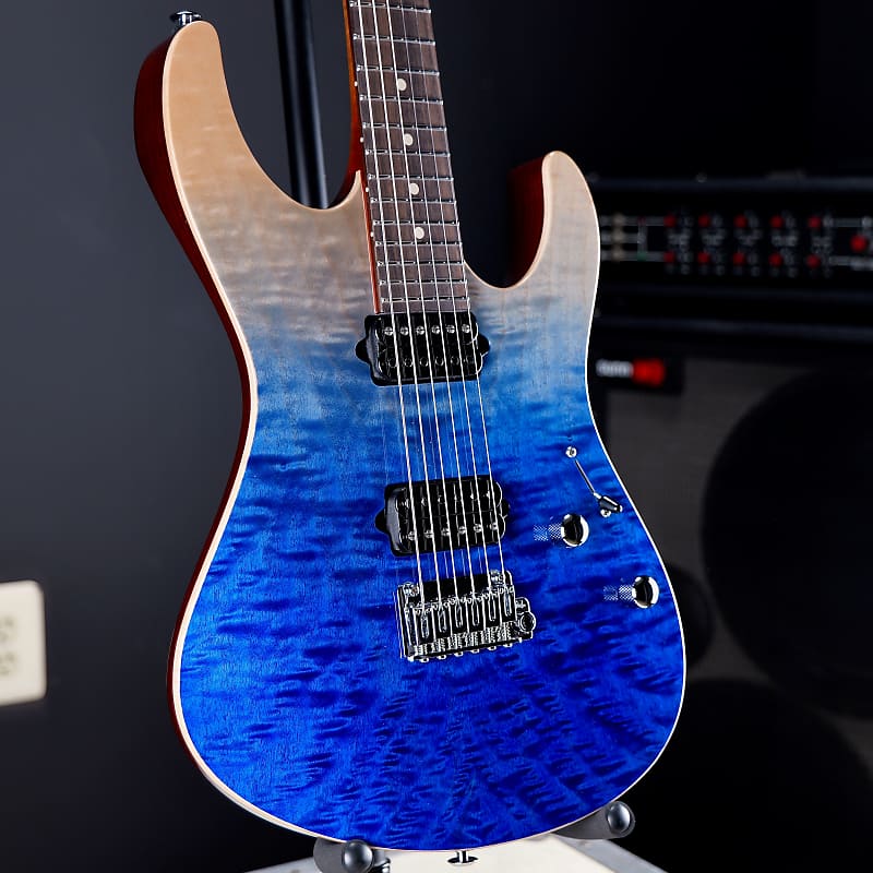 Suhr Modern Set Neck Limited Edition Blue Fade | Reverb
