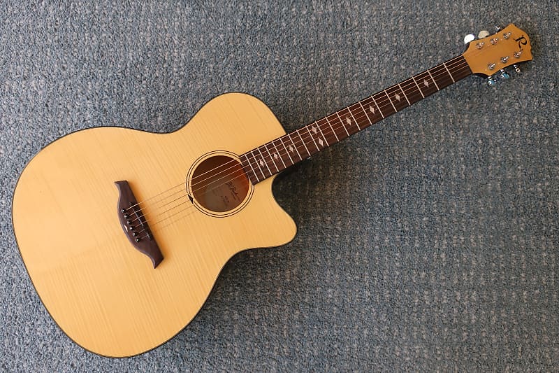 B.C. Rich BCR3N Acoustic Guitar Built In Pick Up With | Reverb