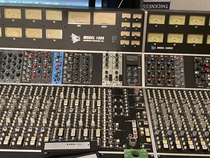 API 1608 recording console, interfaces cables patch bay and | Reverb