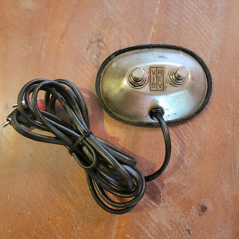 Fender Vintage 2 Button Silverface Footswitch 1960s/70s | Reverb