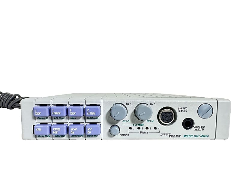 Telex RTS KP-32 Intercom Key Panel W/Power Cord #05328 #05329 | Reverb