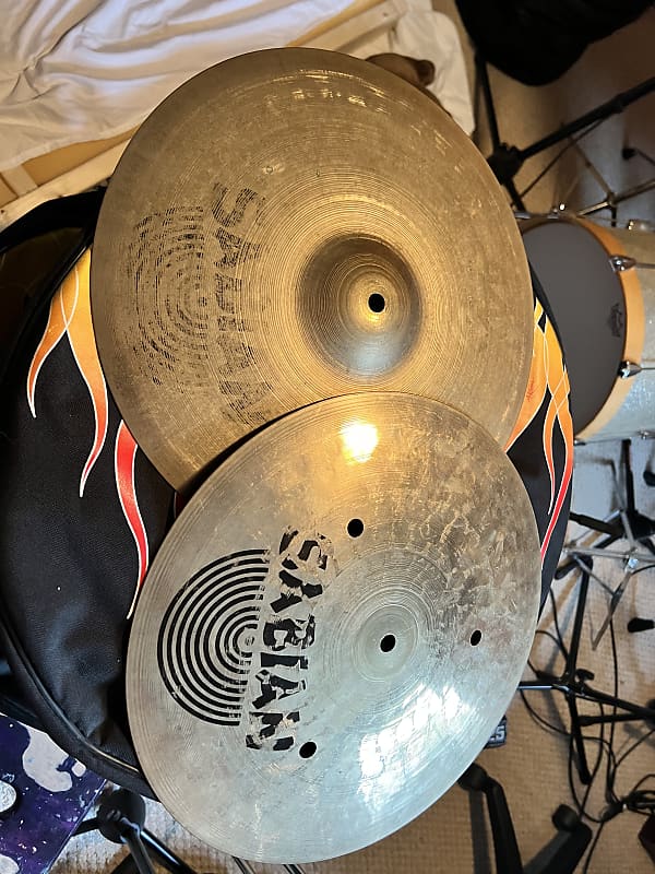Sabian AAX Fast Hats 14” 2000’s Brilliant. just buy them | Reverb