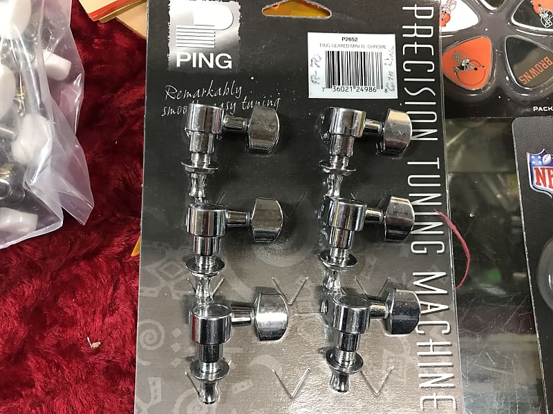 Ping P2652 Geared Mini 6 L Chrome Tuning Machines | Reverb