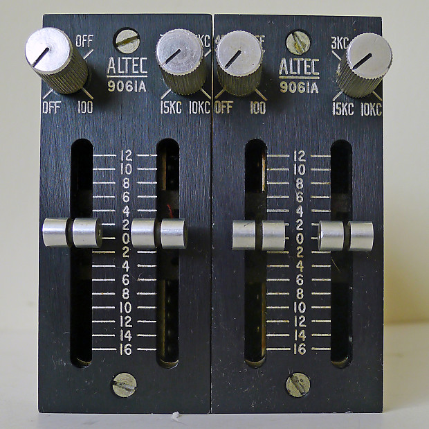 Pair of Altec 9061 A Passive Equalizers In Excellent | Reverb