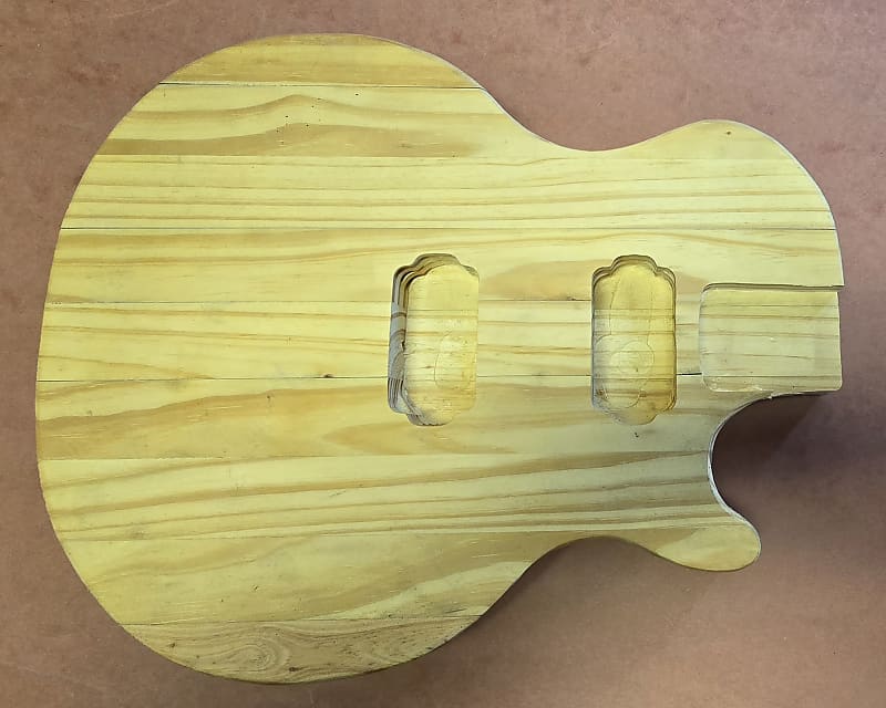 USA Pine Wood Les Paul L6-S Project Guitar Body L6S Routed | Reverb