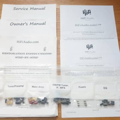 Harman Kardon 330C restoration kit filter capacitor repair | Reverb