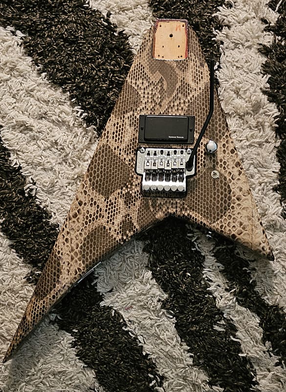 2000s Jackson Rhoads V - Snake Skin | Reverb