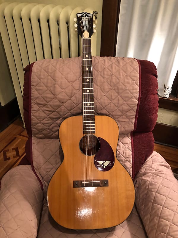 Kay N-5 Acoustic Guitar, 1961-65 Sunburst Fully Restored | Reverb