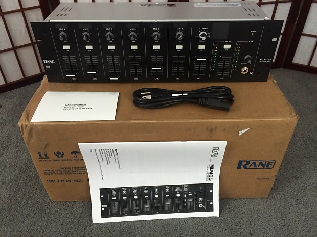 RANE MLM 65 MIC AND LINE MIXER Authorized Dealer Free | Reverb