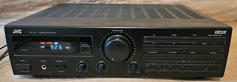 JVC RX-212 - 2 Channel AM FM Stereo Receiver System | Reverb