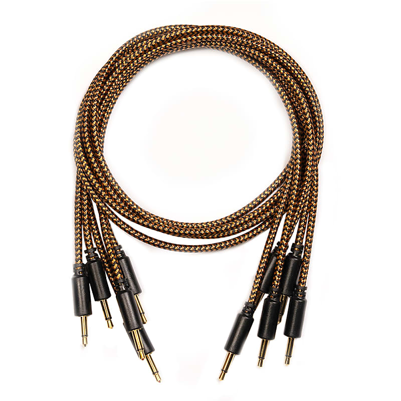 60cm (5 cables)- Eurorack Braided Patch Cables with | Reverb Canada