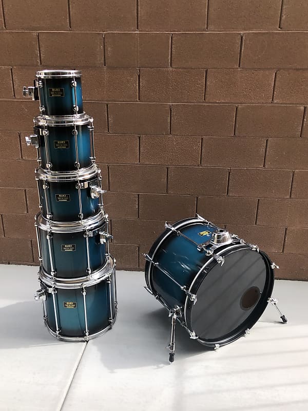 Mapex Mars Pro Series 6 Piece Drum Set - Blue to Black Fade | Reverb