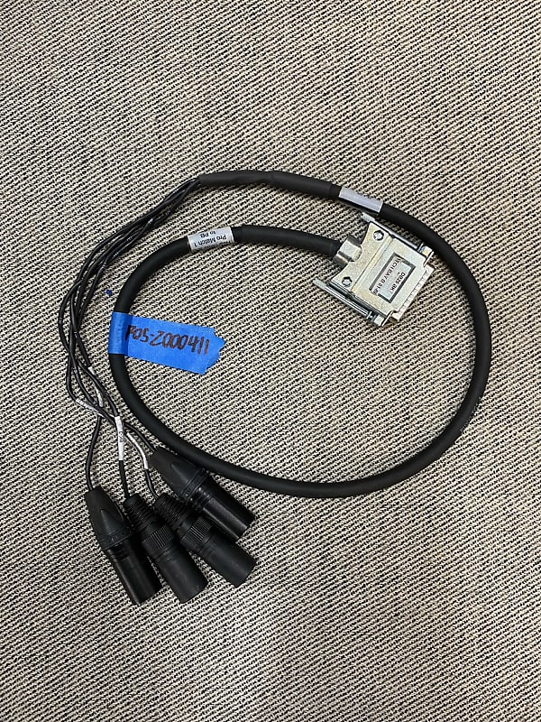 Redco 3-foot TGS-4 DB-25 to XLR-Male Analog Snake Cable | Reverb