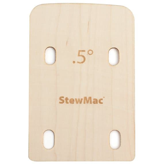 StewMac Bass Neck Shim .5 Degrees - Maple - for bolt-on necks | Reverb