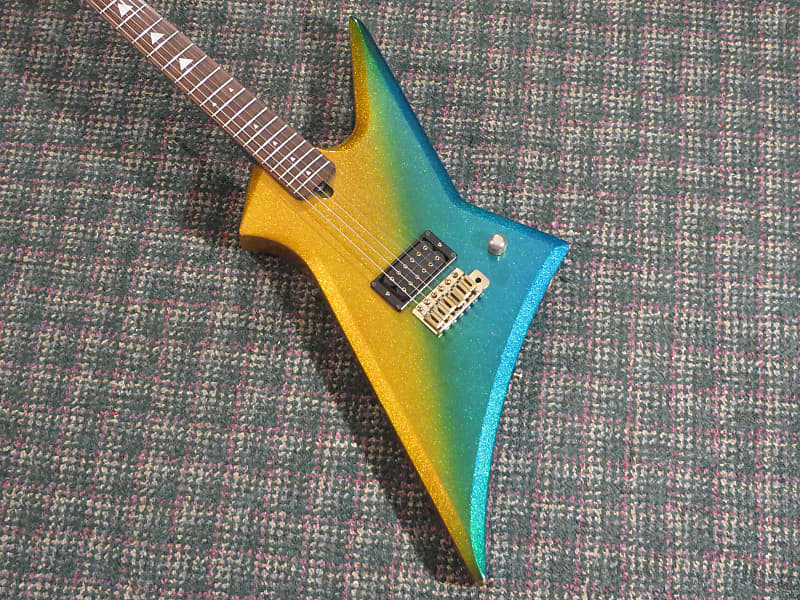 1983 Westone MIJ Raider II Blue/Gold! Matsumoku! w/case | Reverb