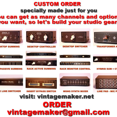 Custom Analog Studio Summing Mixer Box – Universal Audio | Reverb