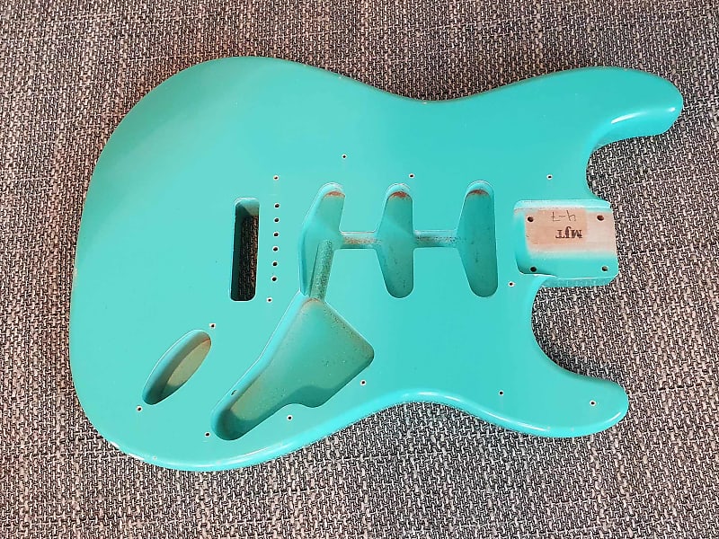 MJT Strat Body 2021 Seafoam Green | Reverb