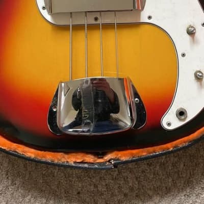 Kay Precision Bass Guitar 1970s - Sunburst in As New | Reverb