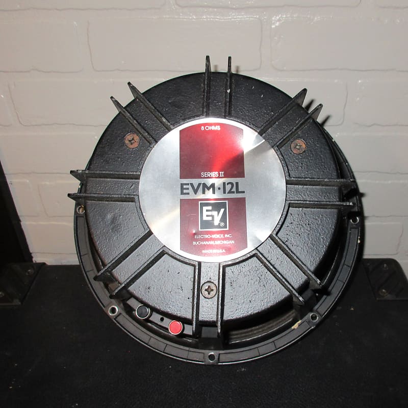 Electro Voice EVM-12L Series II 1980's - 8 ohm - Burgundy | Reverb