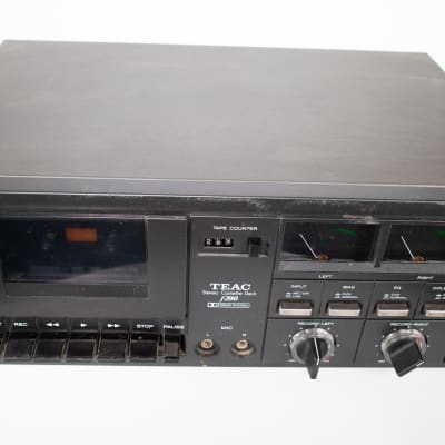 TEAC F-200 1977 - Black Matte Cassette Deck | Reverb