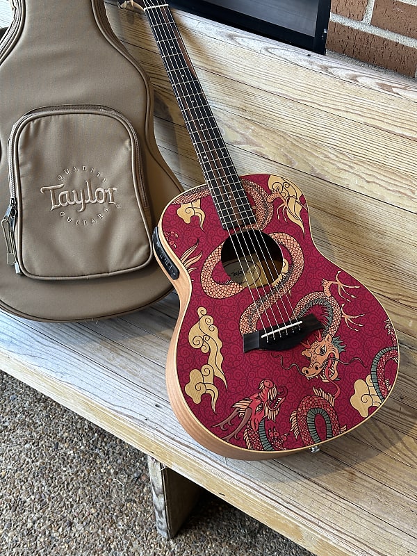 Taylor GS Mini E Limited Edition Dragon | Reverb