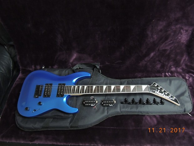 Jackson JS22 Dinky Electric Guitar Metallic Blue 2 sets of | Reverb