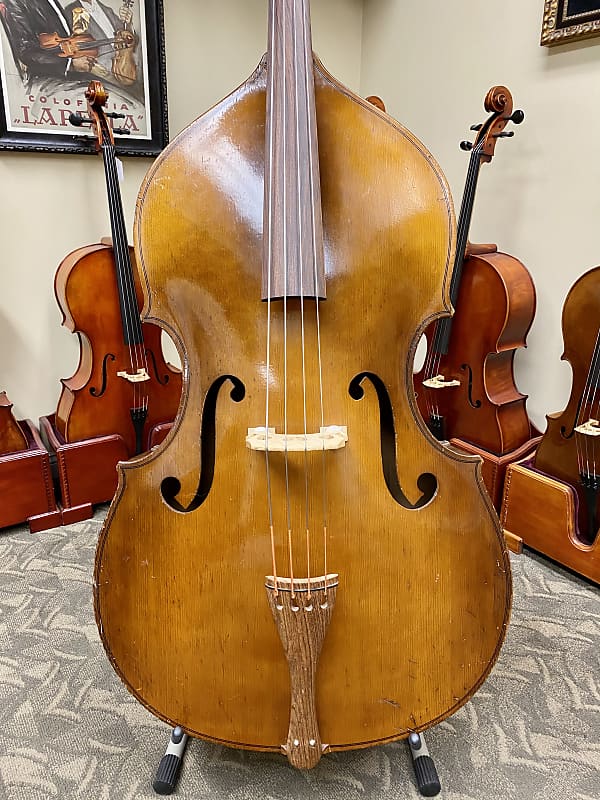 Engelhardt EM1 'Maestro' 3/4 Upright Bass w/ Gigbag & | Reverb