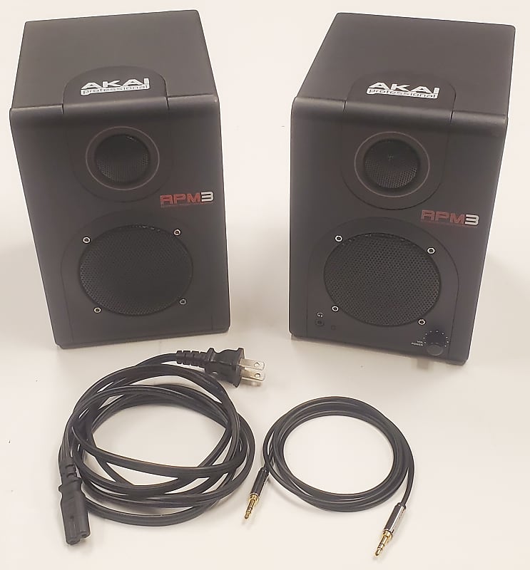 Akai RPM3 Small Powered Studio Monitors | Reverb
