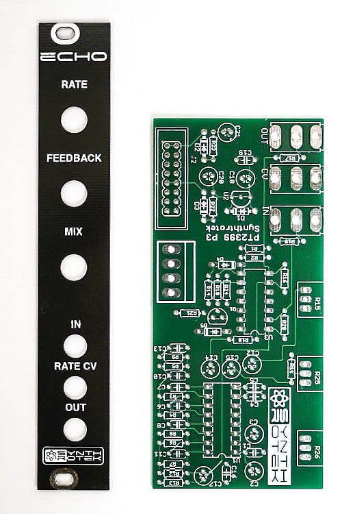 Synthrotek ECHO PCB & Panel - Voltage Controlled Echo | Reverb