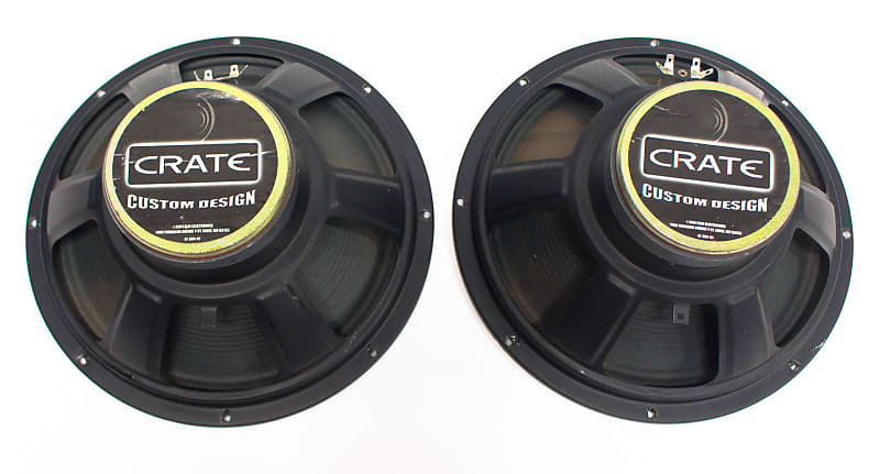 Crate Custom Design 12" 8 Ohm Guitar Amplifier Speakers - | Reverb