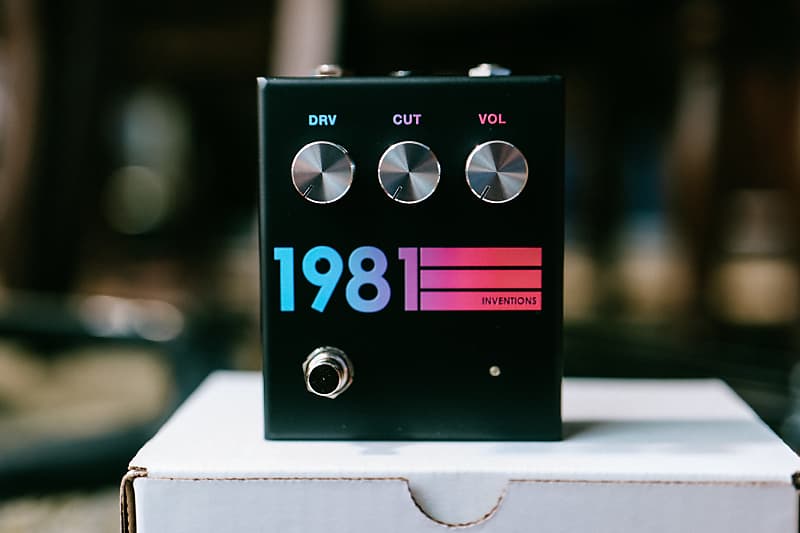 1981 Inventions DRV Overdrive Hyperfade Black | Reverb