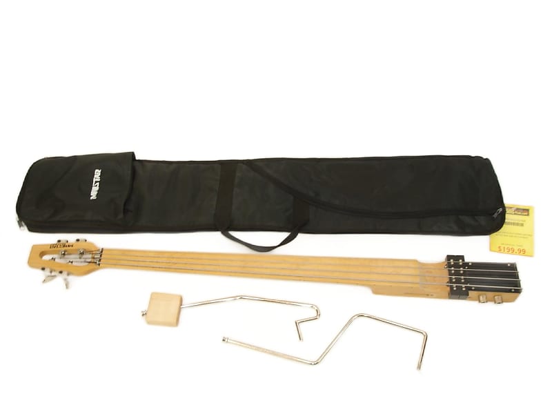 MiniStar Basstar F Fretless 4-String Travel Bass Guitar, | Reverb