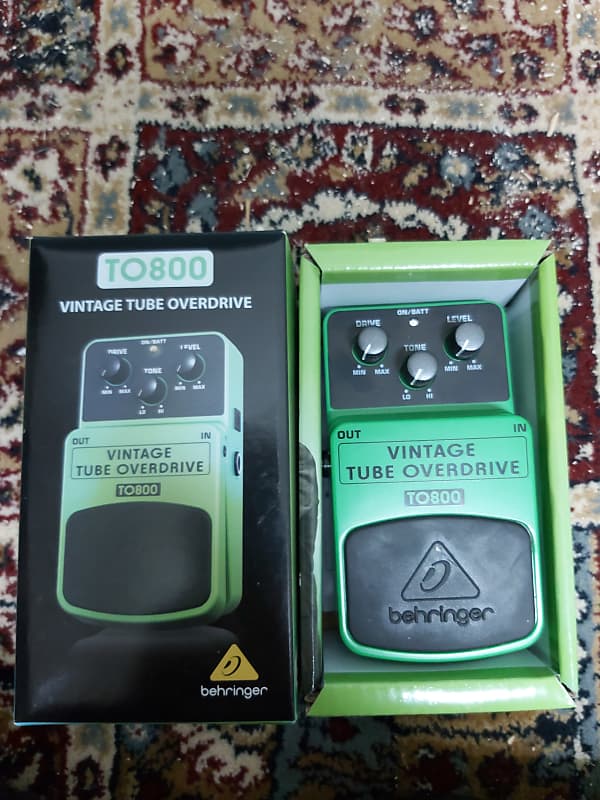 Behringer TO800 Vintage Tube Overdrive Pedal | Reverb