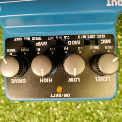 Vintage Behringer tube amp modeler pedal TM300 - Blue | Reverb