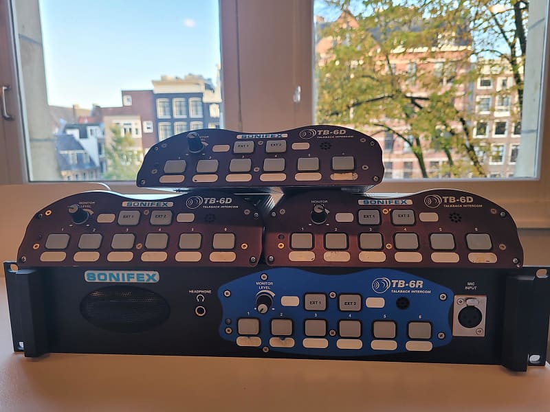 Sonifex Talkback intercom set TB-6R + TB 6D 2010s | Reverb