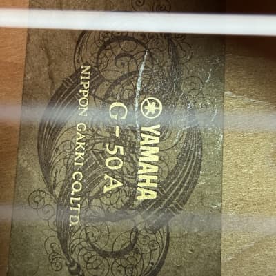 Yamaha G-50A 1969 - Natural | Reverb