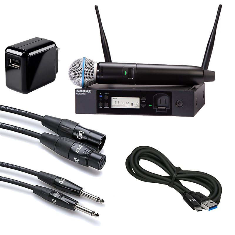 Shure GLXD24R+B58 Wireless Rack System with BETA58A | Reverb
