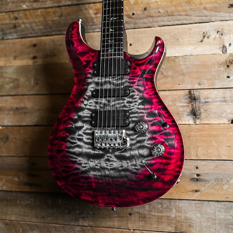 PRS 513 10 Top Quilt in Charcoal Purpleburst | Reverb