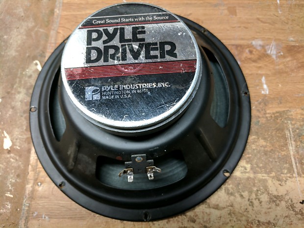 Pyle Driver 12" 8 Ohm 50W early 80's Black | Reverb