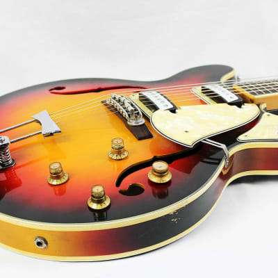 1960's Aria Diamond ES-1202 - Sunburst | Reverb