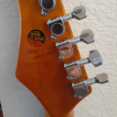 DRAGONFIRE STRAT COPY DRAGONFIRE CUSTOM WERKS 2021 RED/ORANGE | Reverb