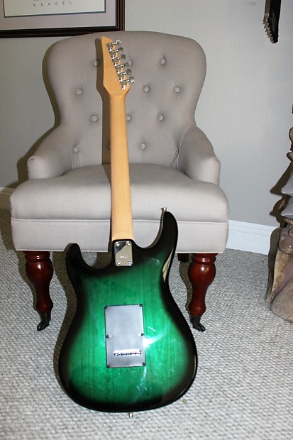 Carvin Custom Strat-style 1990s Green Burst | Reverb Australia