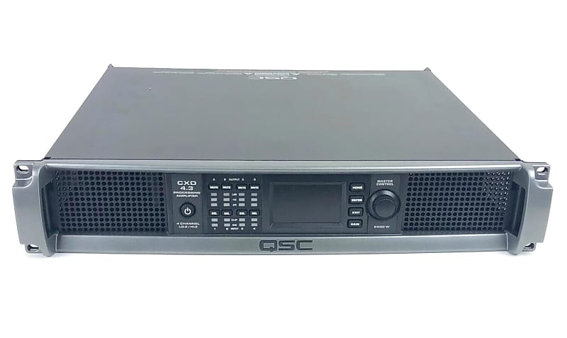 QSC CXD4.3 4-Channel Processing Amplifier CXD 4.3 | Reverb