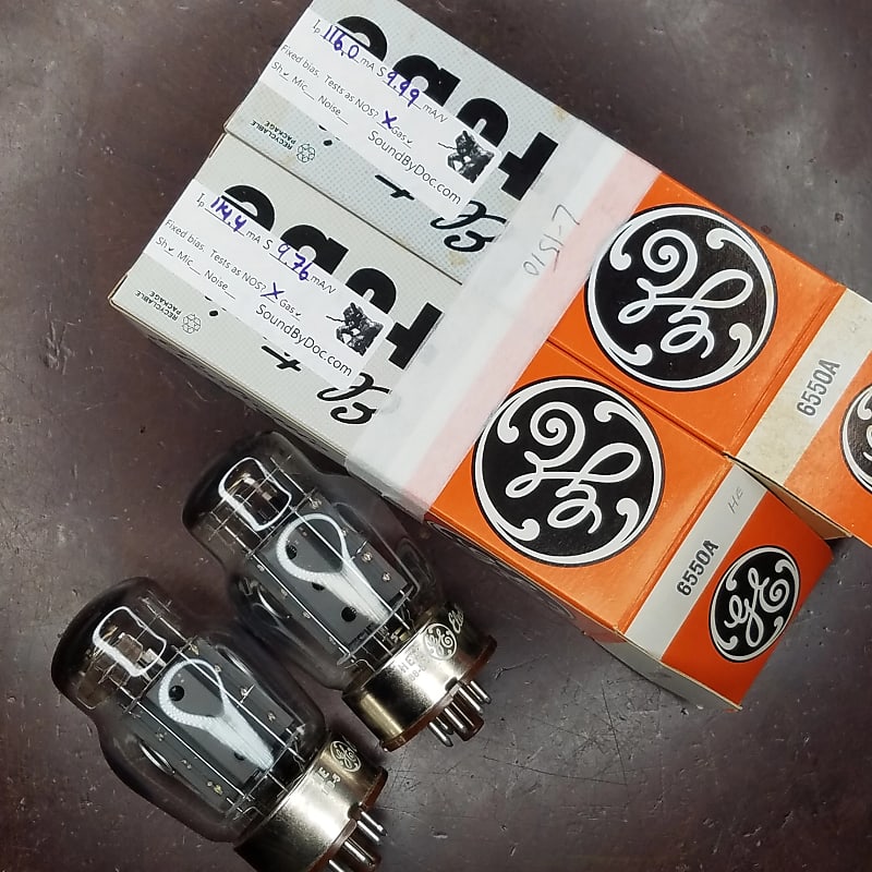 Tung-Sol Pair (2) 6550 Beam Power Pentode tNOS AT1000 TESTED | Reverb