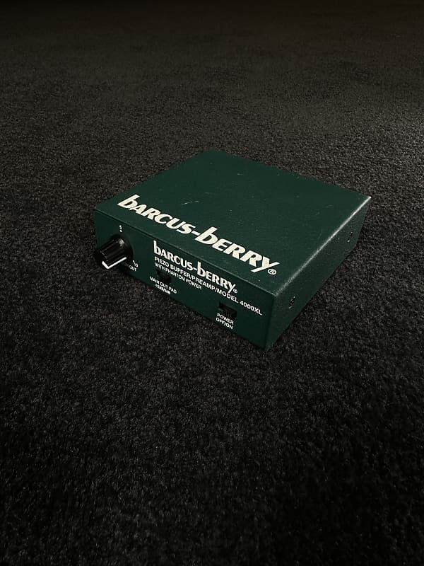 Barcus Berry 4000XL Piezo Pickup Buffer/Preamp | Reverb