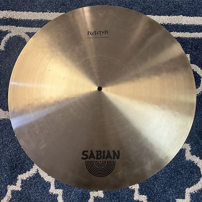 Sabian 22” Prototype Flat Ride Cymbal | Reverb